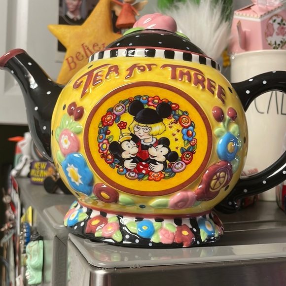 Disney | Accents | Disney Mary Engelbreit Tea For 3 Teapot | Poshmark